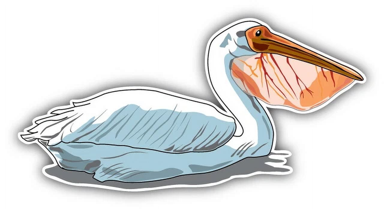 DOPASTICKER Pelican Sketch Sticker Decal Phone Decal Water Bottle ...