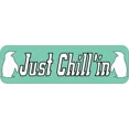 DOPASTICKER Penguin Just Chillin Sticker Phone Sticker, Latop Sticker ...