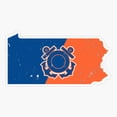 DOPASTICKER Pennsylvania Coast Guard Anchor Sticker Coast Guard Gifts ...