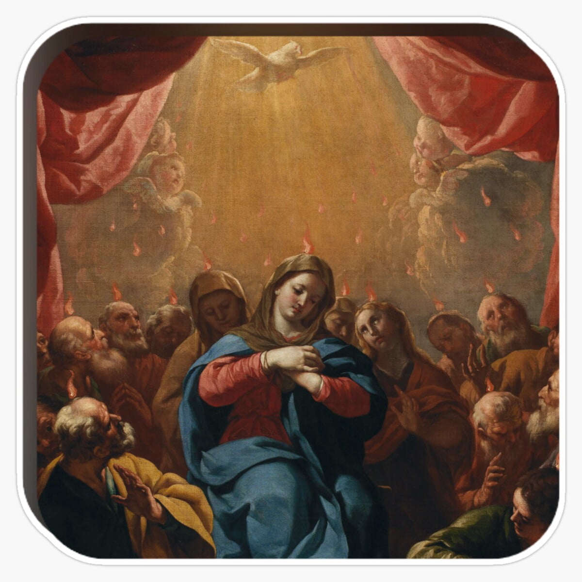 DOPASTICKER Pentecost Sticker, Phone Sticker Car Stickers, Birthday ...