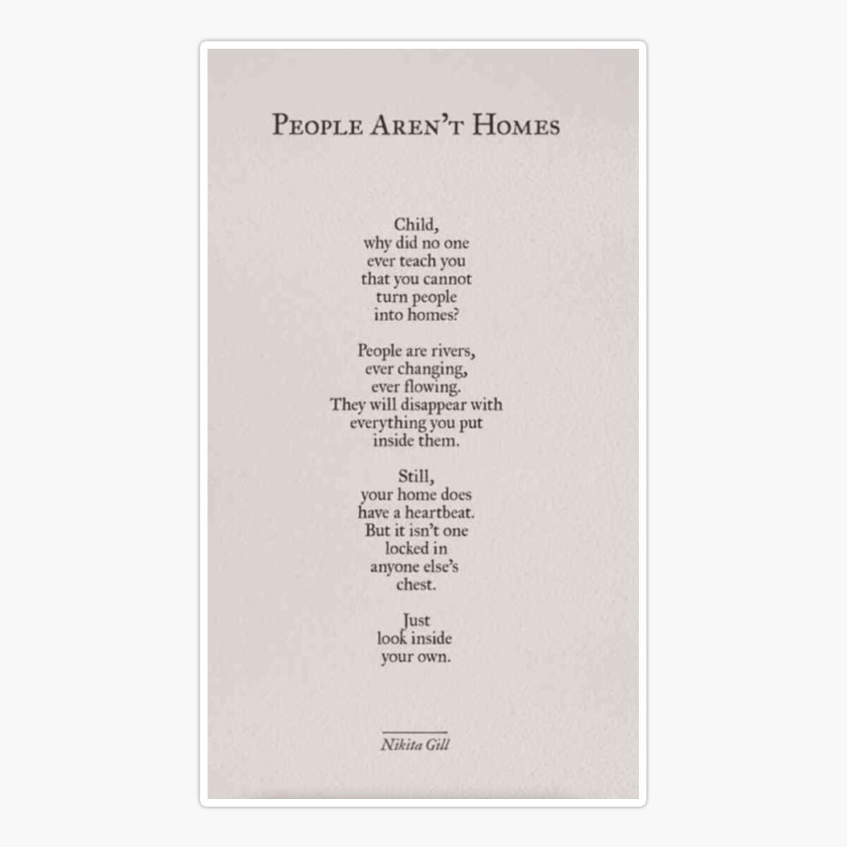 DOPASTICKER People Are Not Home Sticker, Phone Sticker Water Bottle ...