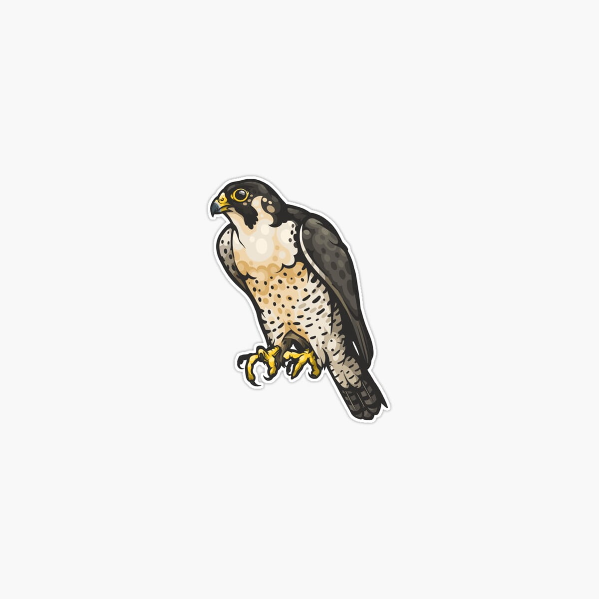 DOPASTICKER Peregrine Falcon Sticker, Phone Sticker Car Stickers ...
