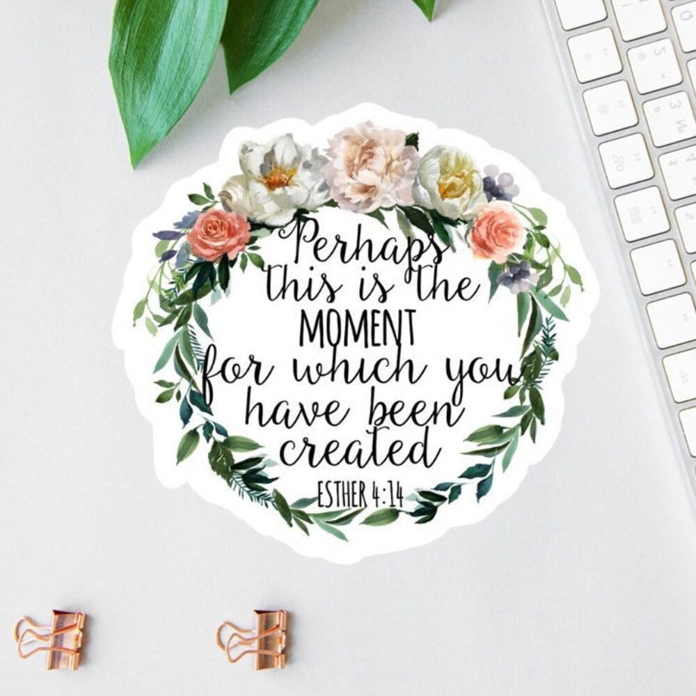 DOPASTICKER Perhaps This Is The Moment Sticker, Clear Laptop Sticker ...