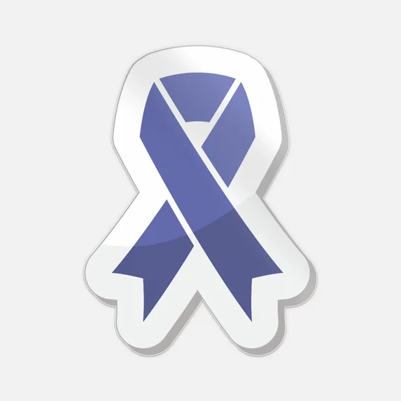 DOPASTICKER Periwinkle Ribbons Car Bumper Sticker Waterproof Sticker ...