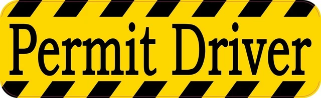 DOPASTICKER Permit Driver Sticker Phone Sticker, Latop Sticker, Lover ...