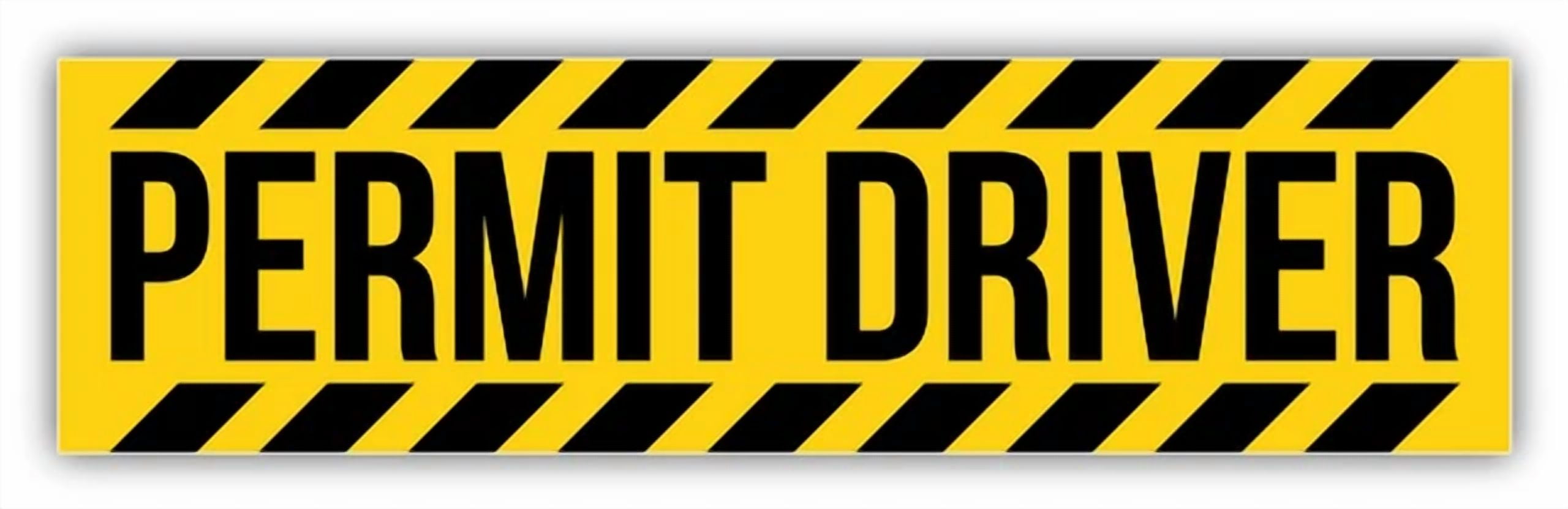 DOPASTICKER Permit Student Driver Safety Sticker Decal Phone Decal ...