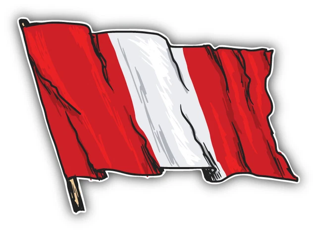 DOPASTICKER Peru Flag Sketch Sticker Decal Phone Decal Water Bottle ...