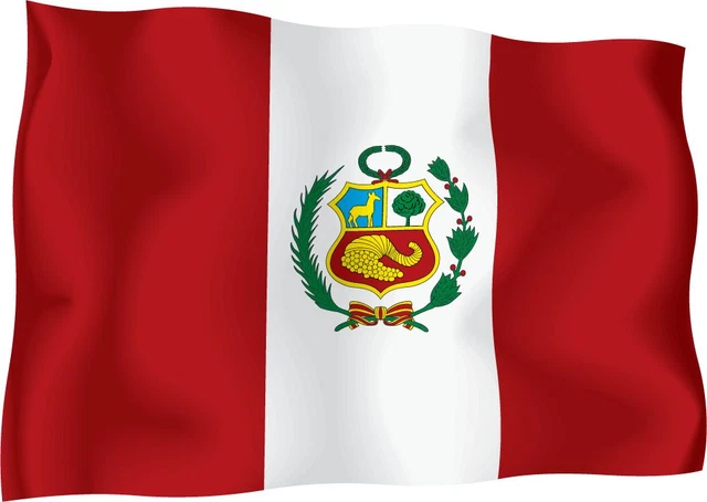 DOPASTICKER Peru Flag Sticker Phone Decal Water Bottle Stickers, Cars ...