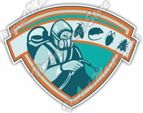 DOPASTICKER Pest Control Exterminator Bug Cockroach Fly Car Sticker ...