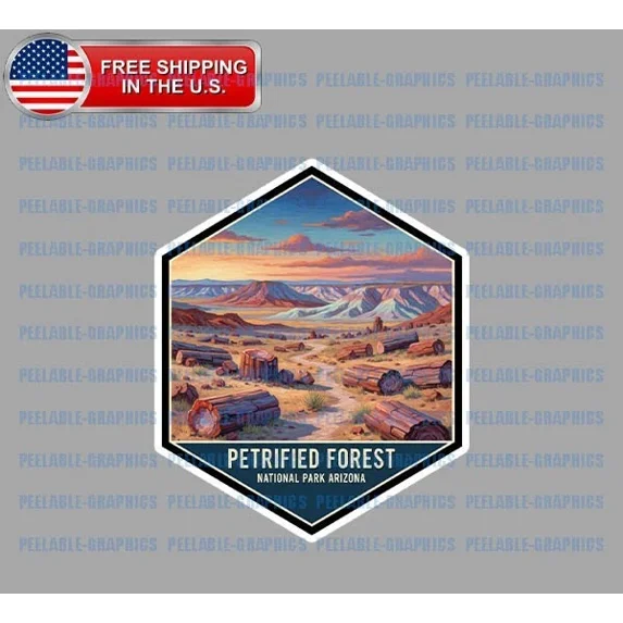 DOPASTICKER Petrified Forest National Park Arizona Souvenir Luggage ...