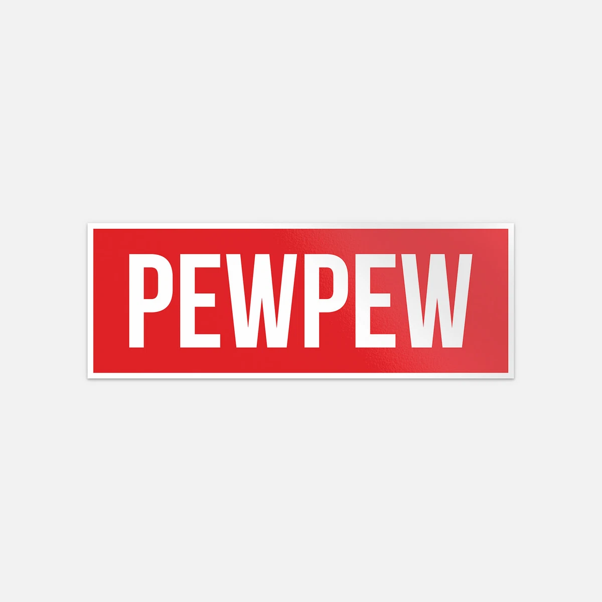 DOPASTICKER Pew Pew Car Bumper Sticker Decal Waterproof Sticker For ...
