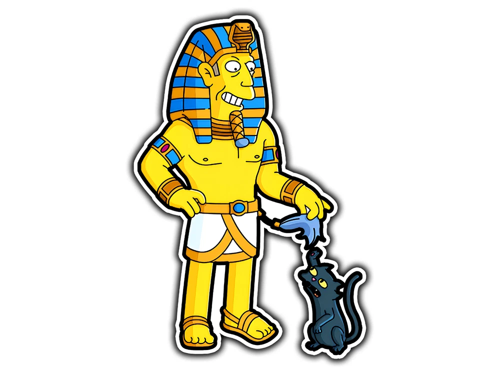 DOPASTICKER Pharaoh Skinner Sticker Decal Phone Decal Water Bottle ...