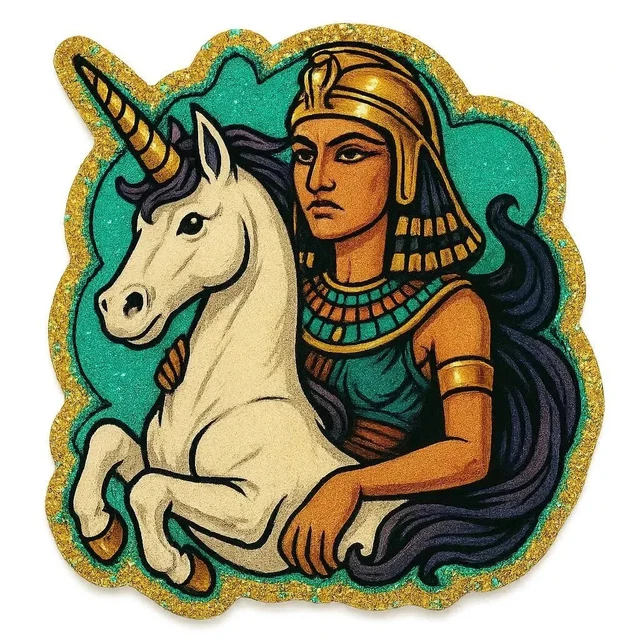 DOPASTICKER Pharaoh Unicorn Car Sticker Tuning Car Rear Window Phone ...
