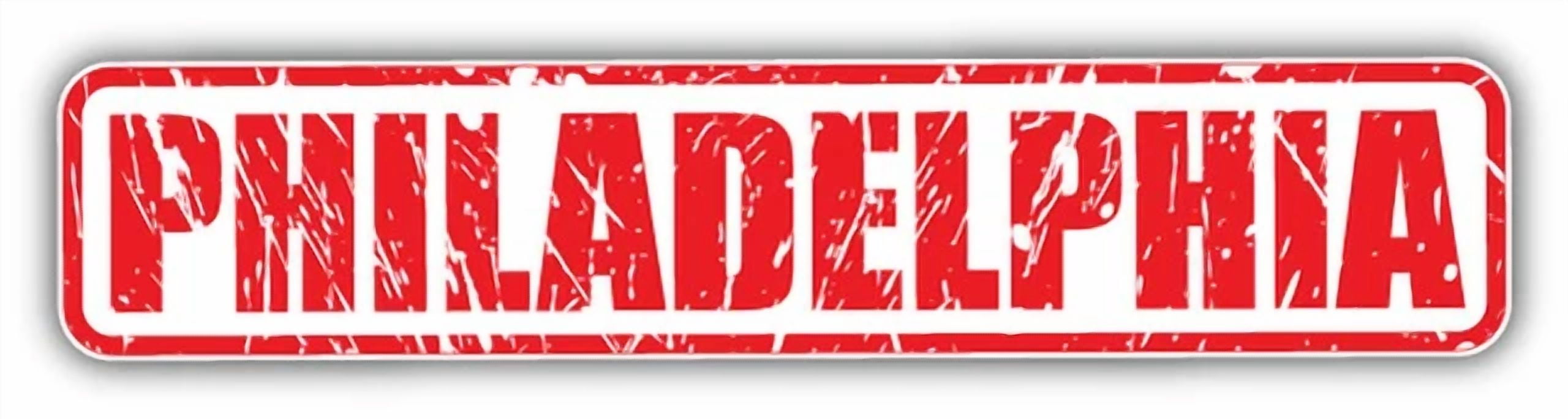 DOPASTICKER Philadelphia City Usa Grunge Sticker Decal Phone Decal ...