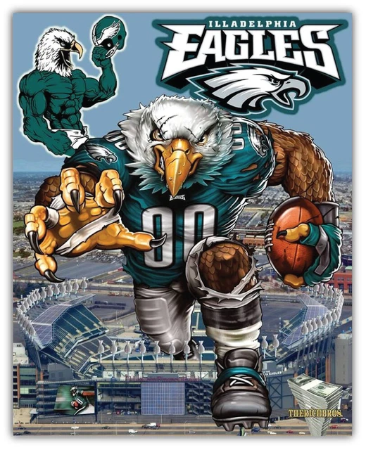 DOPASTICKER Philadelphia Ea.Gl.Es Football Logo Sport Car Sticker Phone ...