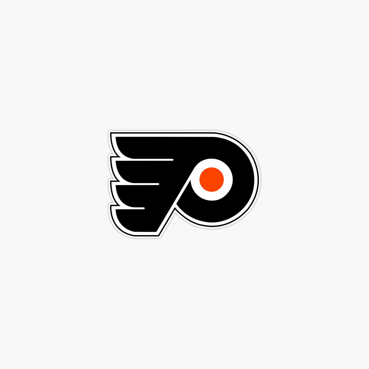 DOPASTICKER Philadelphia Flyers Logo Sticker, Phone Sticker Car Sticker ...