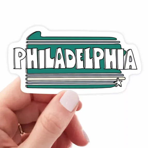 DOPASTICKER Philadelphia Sticker, Pennsylvania, Laptop Decal Phone ...