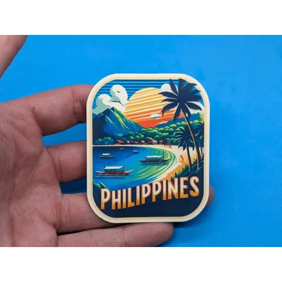 DOPASTICKER Philippines Travel Sticker Asia For Laptop, Car, Water ...