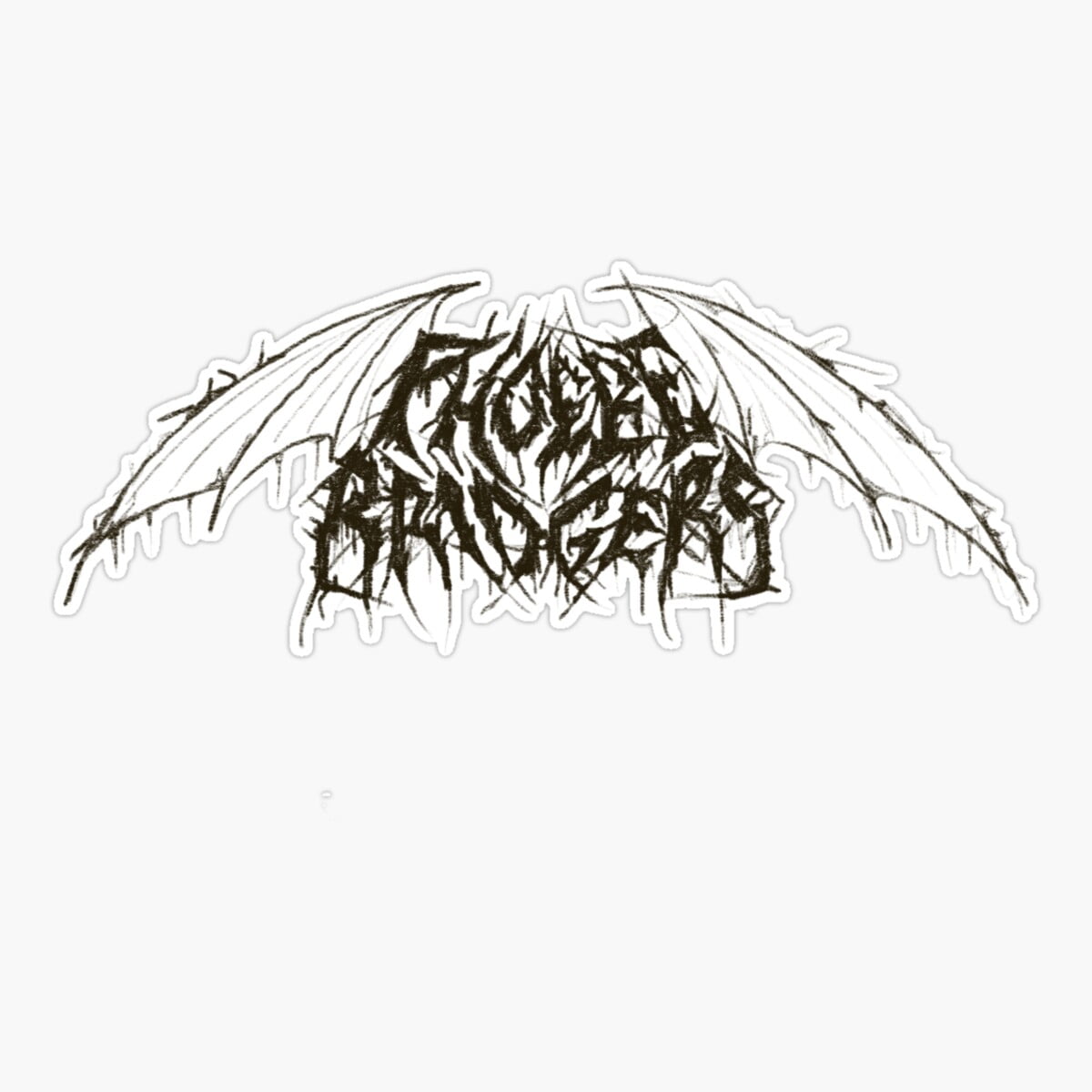 DOPASTICKER Phoebe Bridgers Bat Wing Sticker, Phone Sticker Car ...