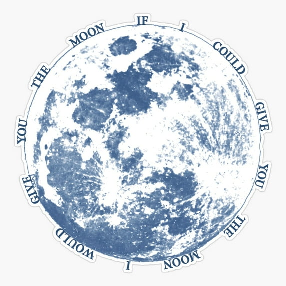 DOPASTICKER Phoebe Bridgers Moon Song Sticker, Phone Sticker Car ...