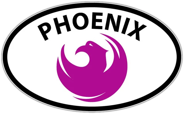 DOPASTICKER Phoenix Arizona State City Usa Oval Car Window Sticker ...