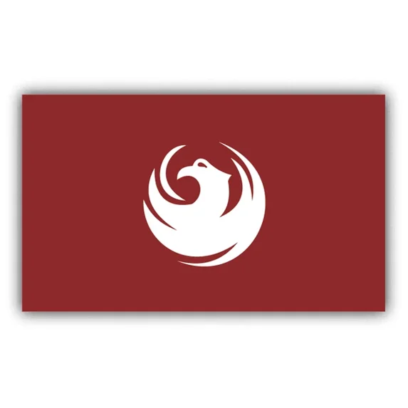 DOPASTICKER Phoenix City Flag Sticker Decal Phone Decal Water Bottle ...