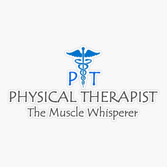 DOPASTICKER Physical Therapist Gifts, The Muscle Whisperer Professional ...