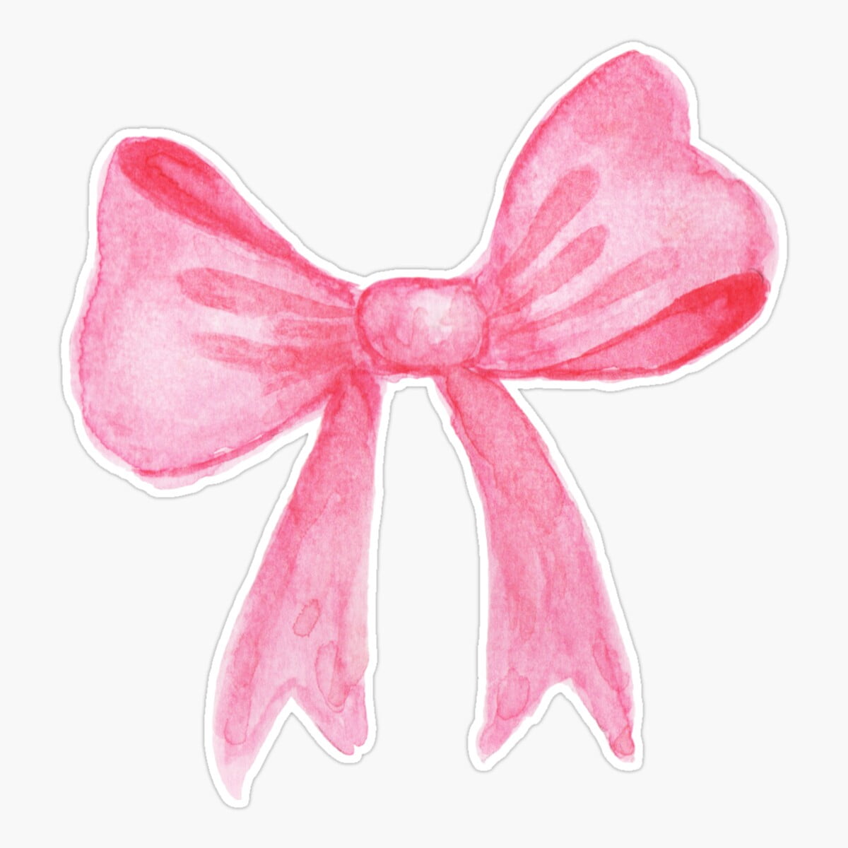 DOPASTICKER Pink Bow Sticker, Phone Sticker Car Stickers, Birthday Gift ...