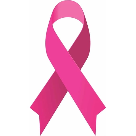 DOPASTICKER Pink Breast Cancer Awareness Ribbon Sticker Car Sticker ...