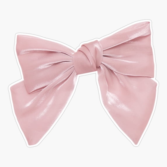 DOPASTICKER Pink Coquette Realistic Bow Sticker, Phone Sticker Car ...