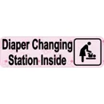 DOPASTICKER Pink Diaper Changing Station Sticker Phone Sticker, Latop ...