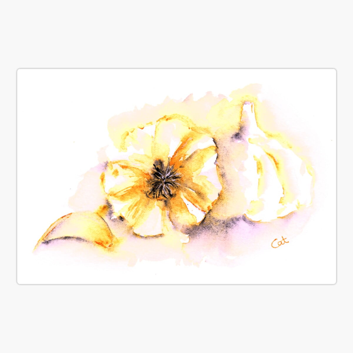 DOPASTICKER Pink Garlic Sticker, Phone Sticker Car Stickers, Birthday ...