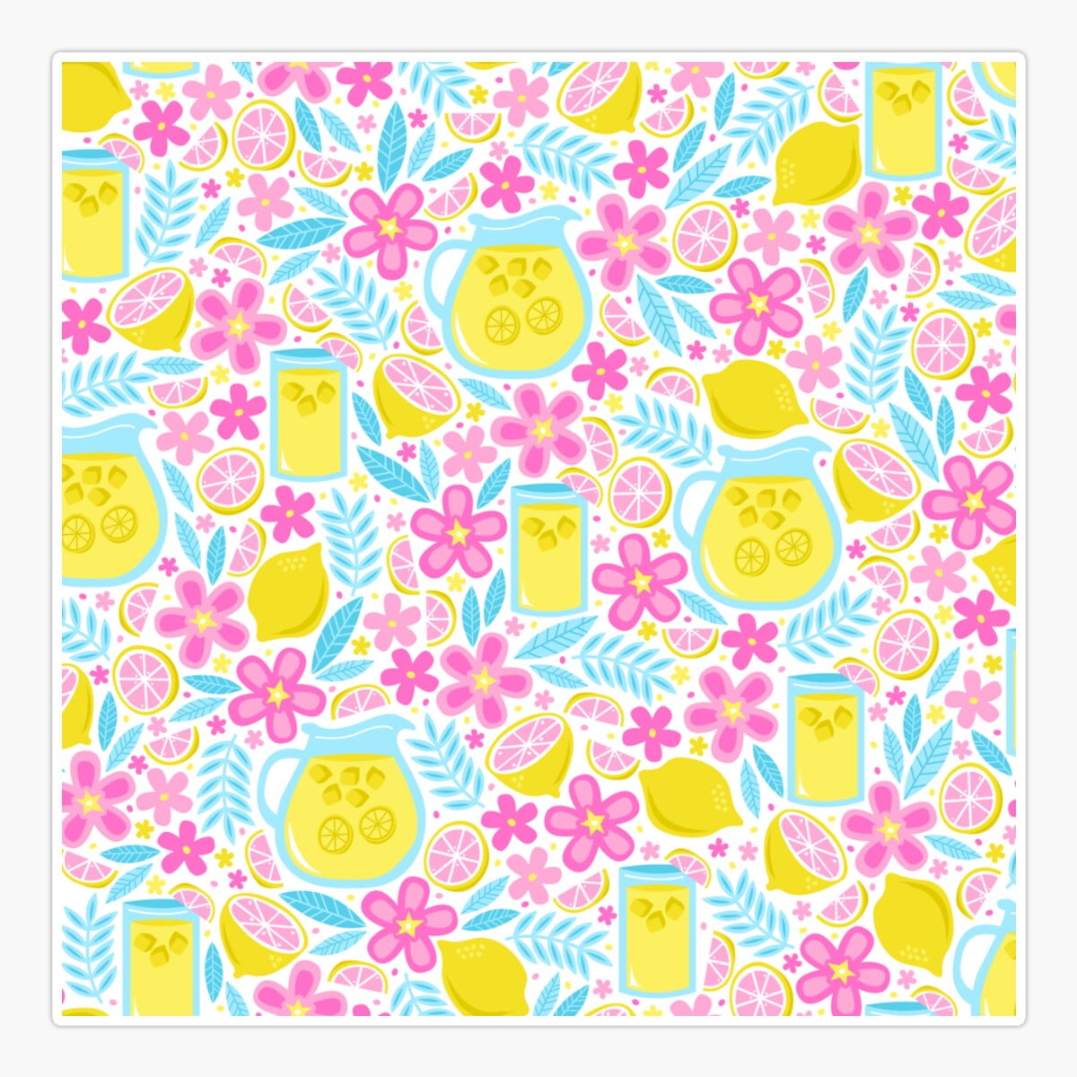 DOPASTICKER Pink Lemonade Sticker, Phone Sticker Car Stickers, Birthday ...