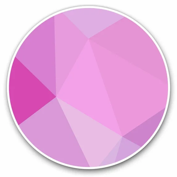 DOPASTICKER Pink Purple Triangle Pattern Abstract Cool Gift, Phone ...