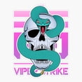 DOPASTICKER Pink R-9 Viper Strike Snake Skull Sticker, Phone Sticker ...