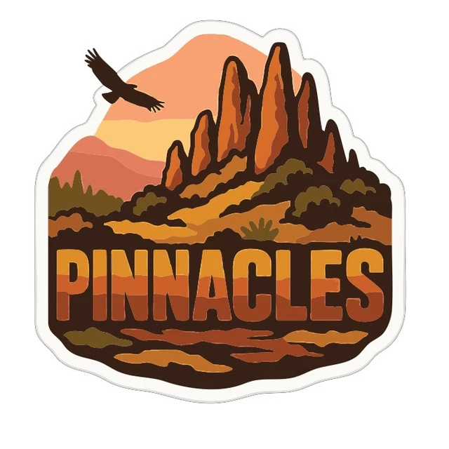 DOPASTICKER Pinnacles National Park Decal Sticker - Us National Parks ...