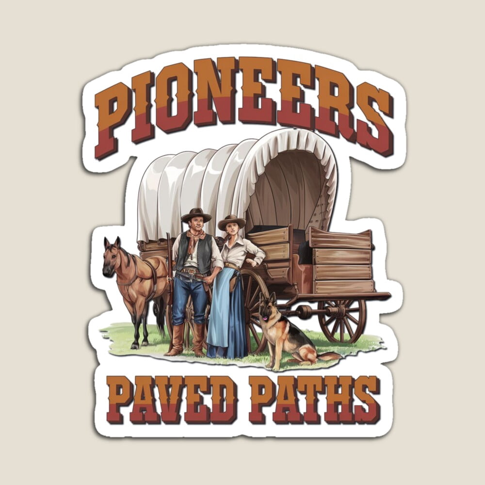 DOPASTICKER Pioneers Paved Paths - Wild West Winner - Traditional ...