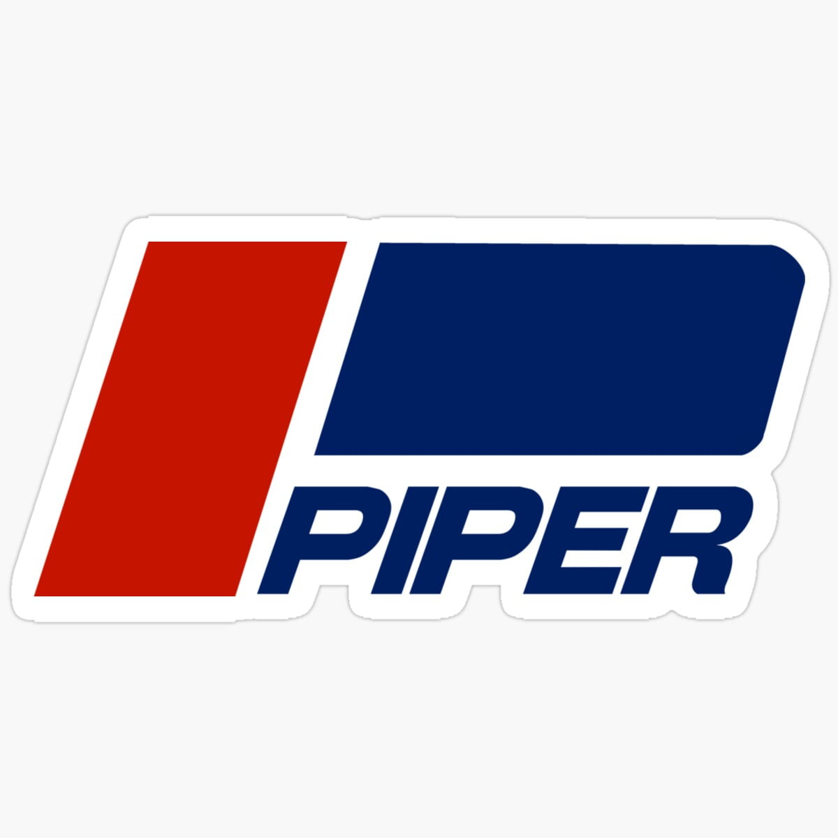 DOPASTICKER Piper Classic Vintage Aviation Sticker. Gift You - Decorate ...