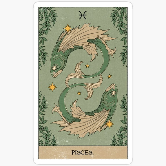 DOPASTICKER Pisces Perfect Sticker Gift Everyone Phone Decal Water ...