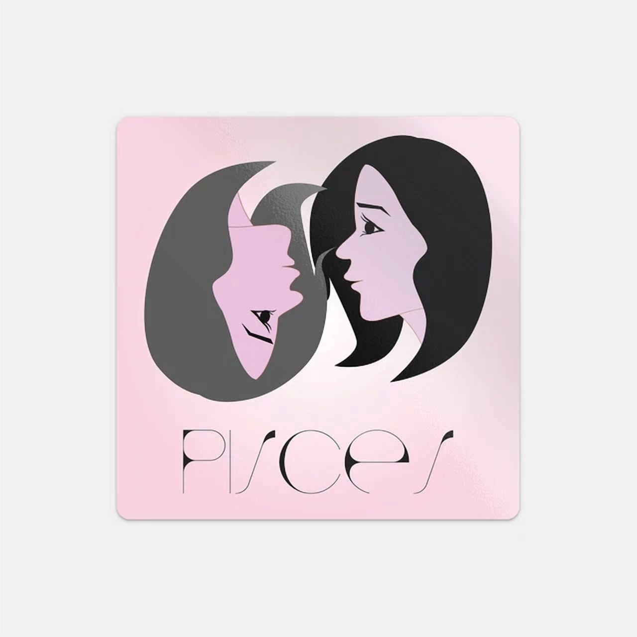 DOPASTICKER Pisces Zodiac Sign Gothic Elf Sticker Decal Phone Decal ...