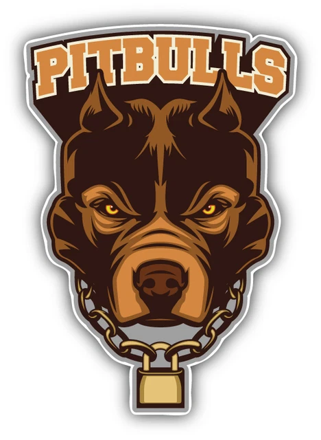 DOPASTICKER Pitbulls Sticker Decal Phone Decal Water Bottle Stickers ...