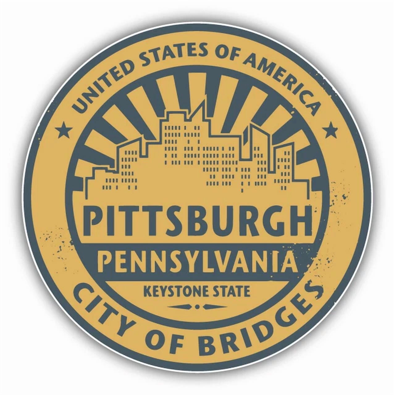 DOPASTICKER Pittsburgh City Usa Sticker Decal Phone Decal Water Bottle ...