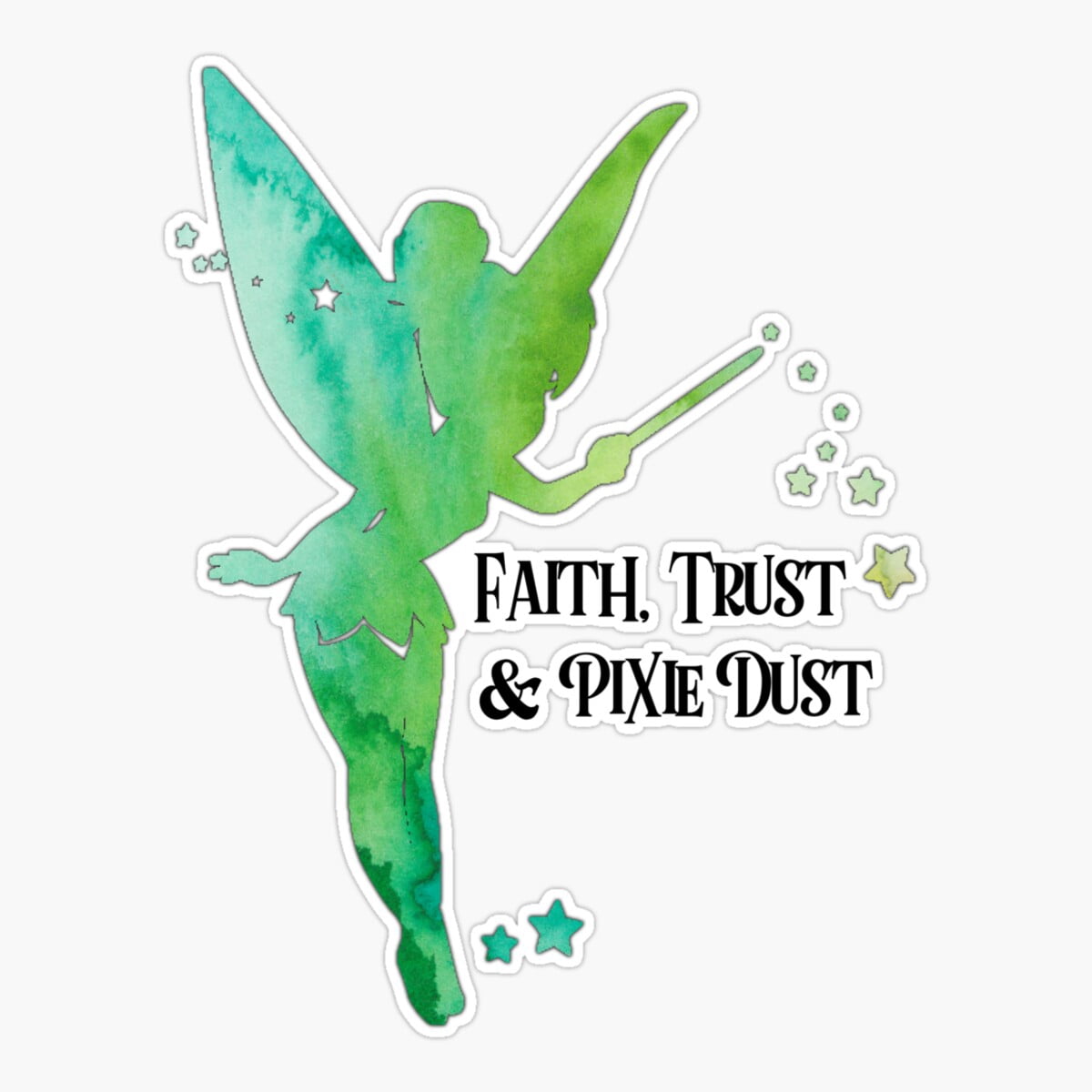 DOPASTICKER Pixie Dust Sticker, Phone Sticker Water Bottle Sticker Car ...