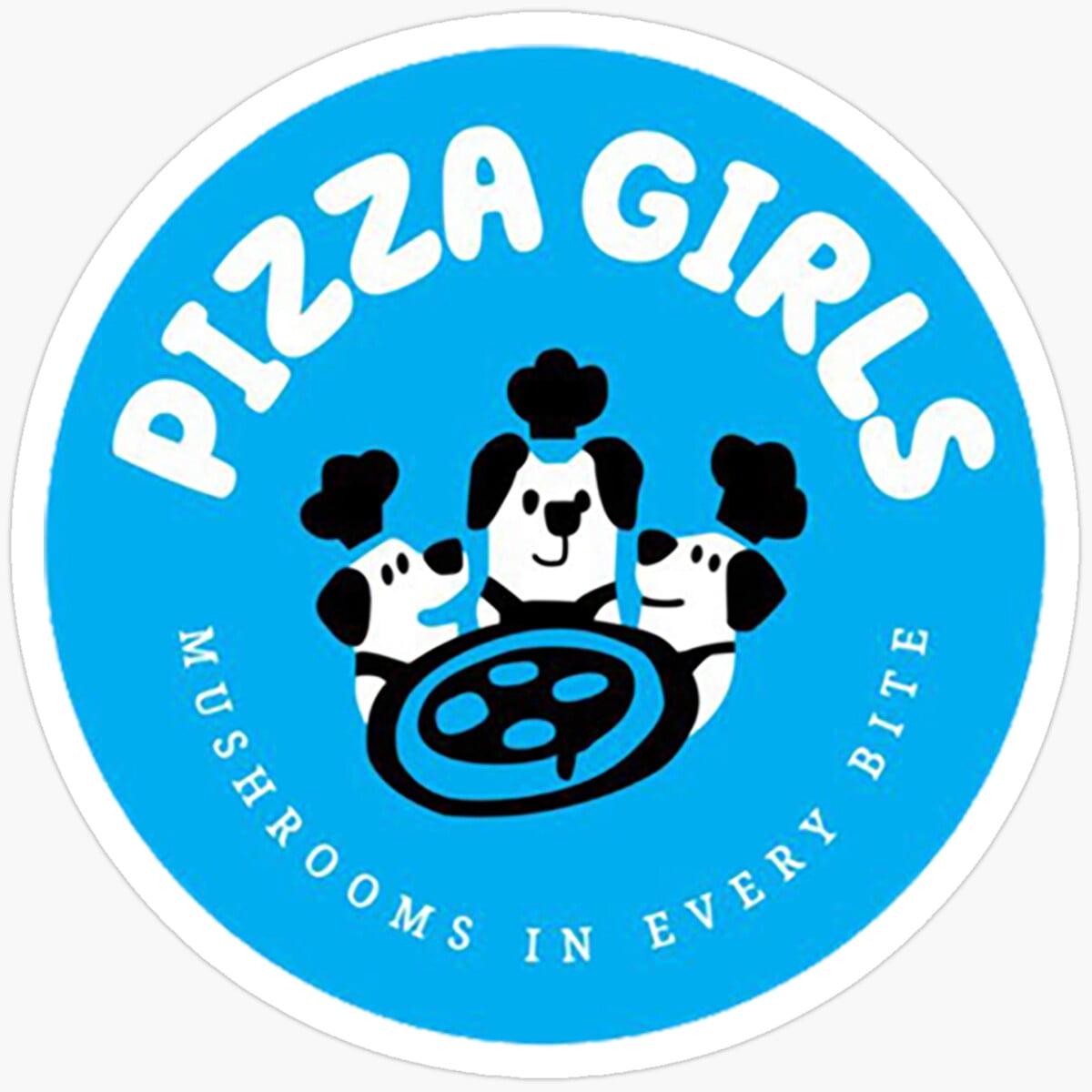 DOPASTICKER Pizza Girls Sticker Waterproof Sticker For Water Bottles ...
