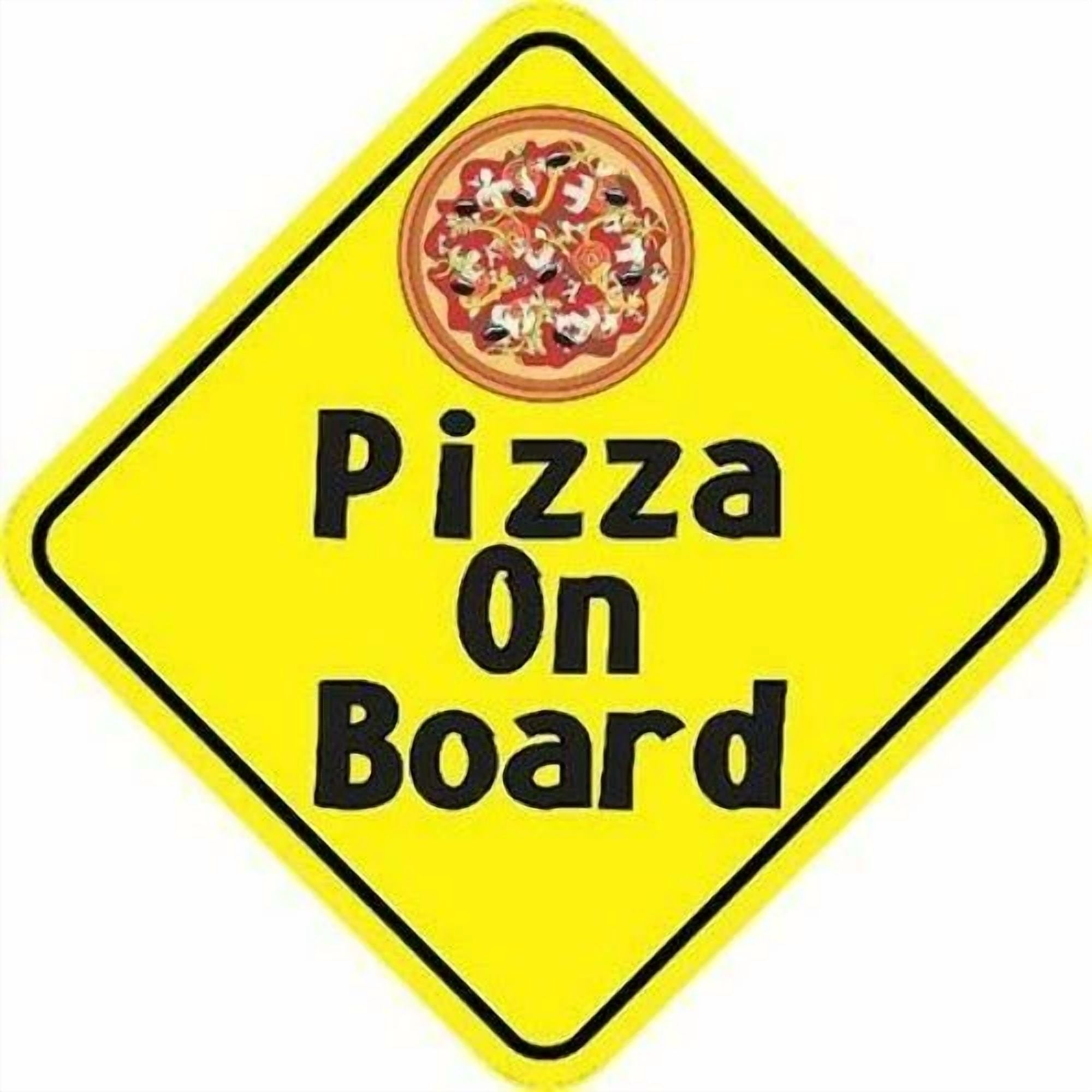 DOPASTICKER Pizza On Board Sticker Phone Sticker, Latop Sticker, Lover ...