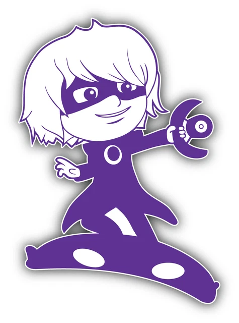 DOPASTICKER Pj Masks Cartoon Luna Girl Silhouette Sticker Decal Phone ...