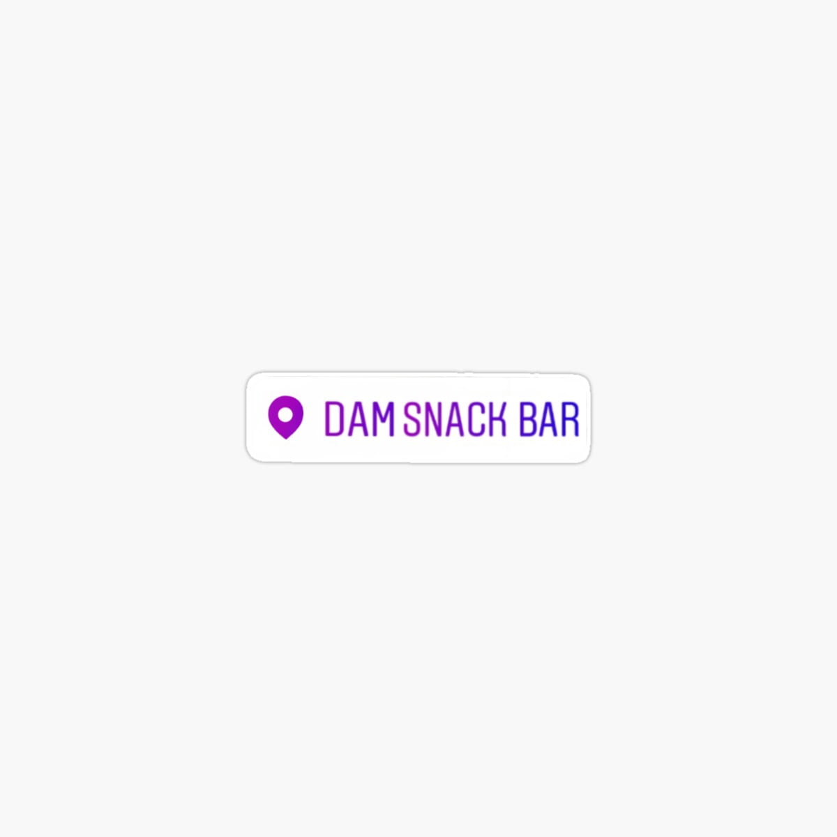 DOPASTICKER Pjo Dm Snak Bar Sticker, Phone Sticker Water Bottle Sticker ...
