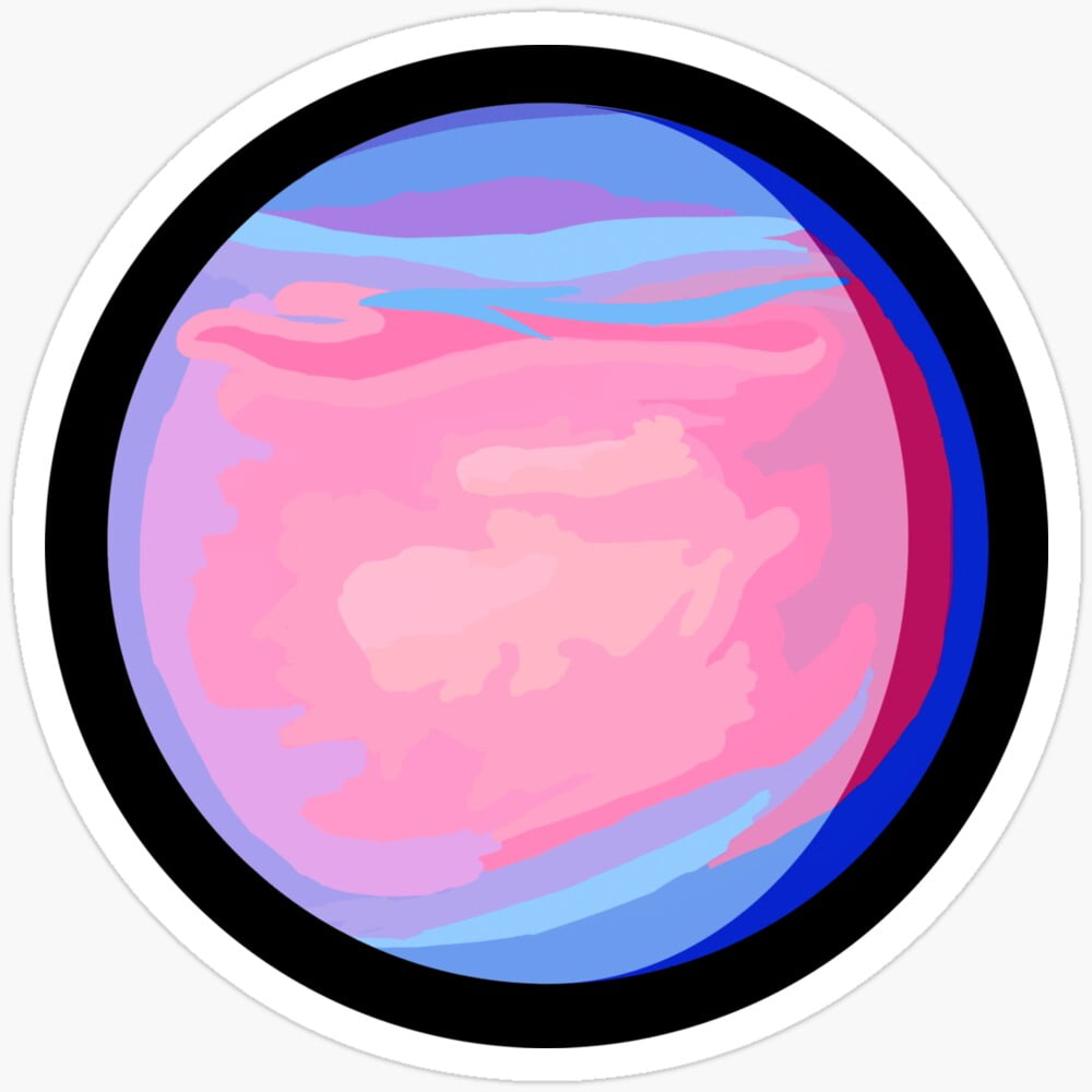 DOPASTICKER Planet Venus Sticker Phone Sticker, Latop Sticker, Lover ...