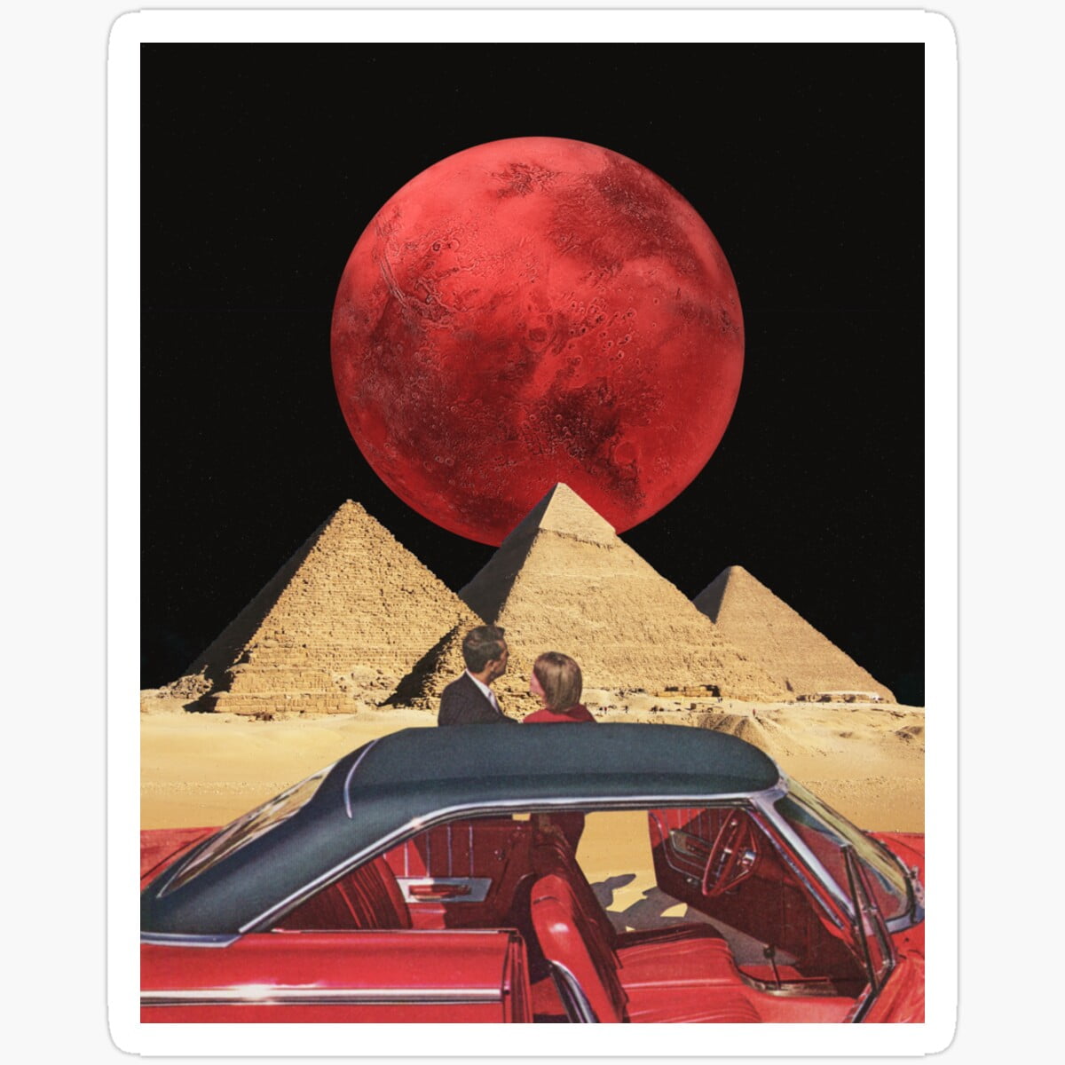 DOPASTICKER Planetary Alignment Glossy Sticker Birthday Gifts ...