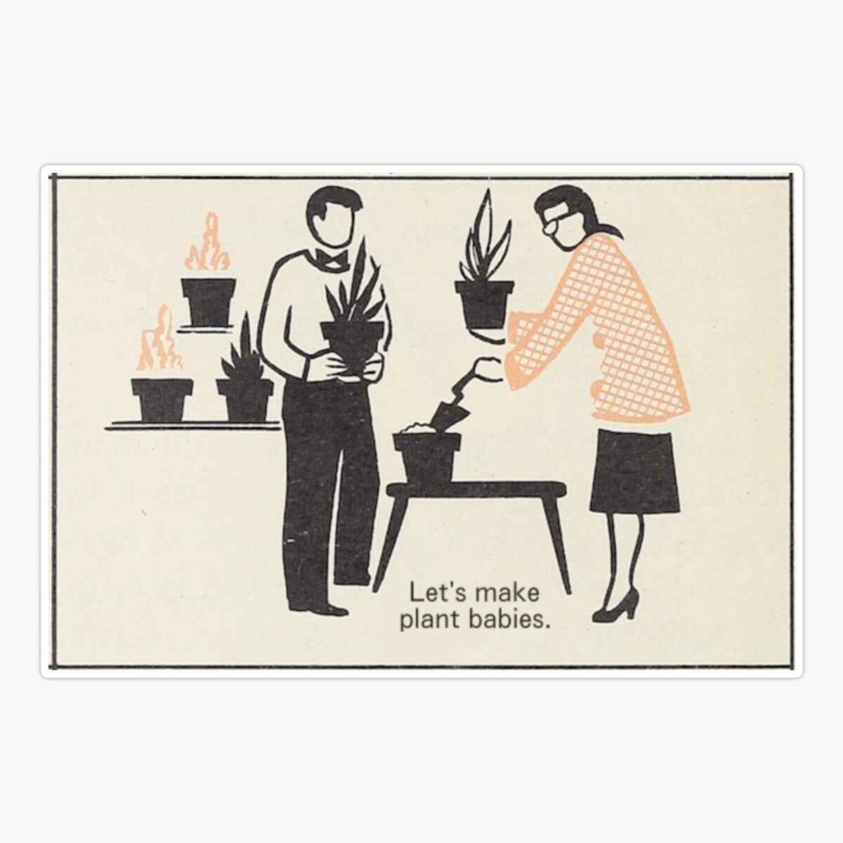 DOPASTICKER Plant Babies Sticker, Phone Sticker Car Stickers, Birthday ...